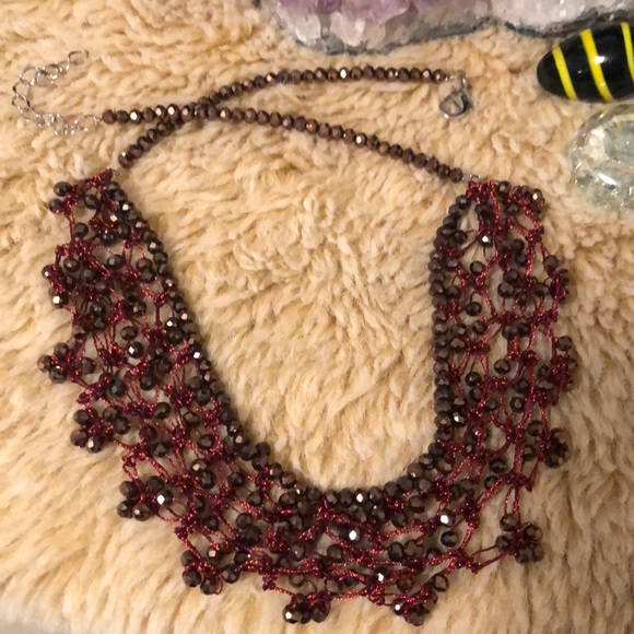 Jewelry | Gorgeous Hand Crocheted Beaded Necklace | Poshmark
